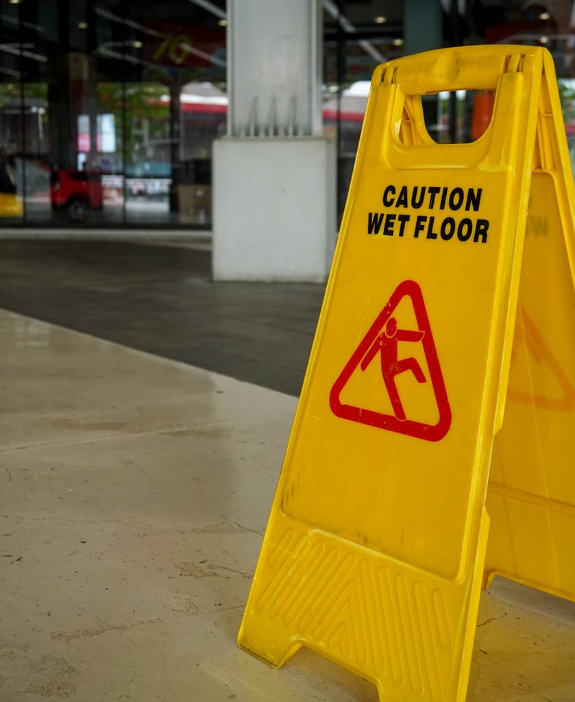 How Wet Floor Signs Affect Slip and Fall Claims